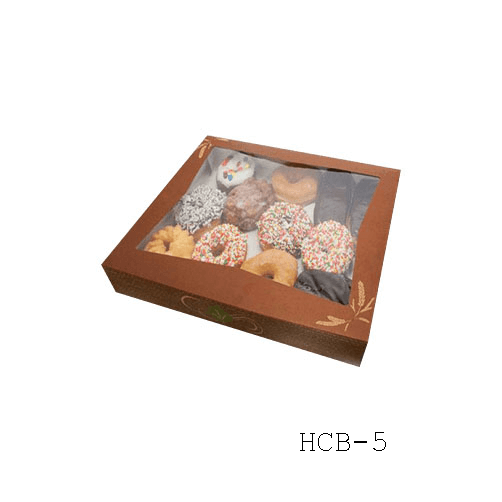 Custom printed donut packaging boxes