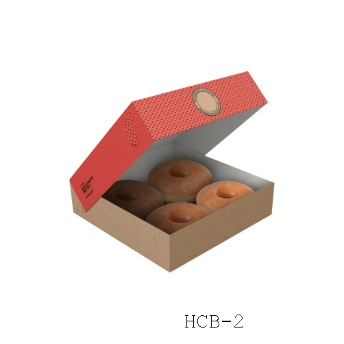 Custom printed donut packaging boxes