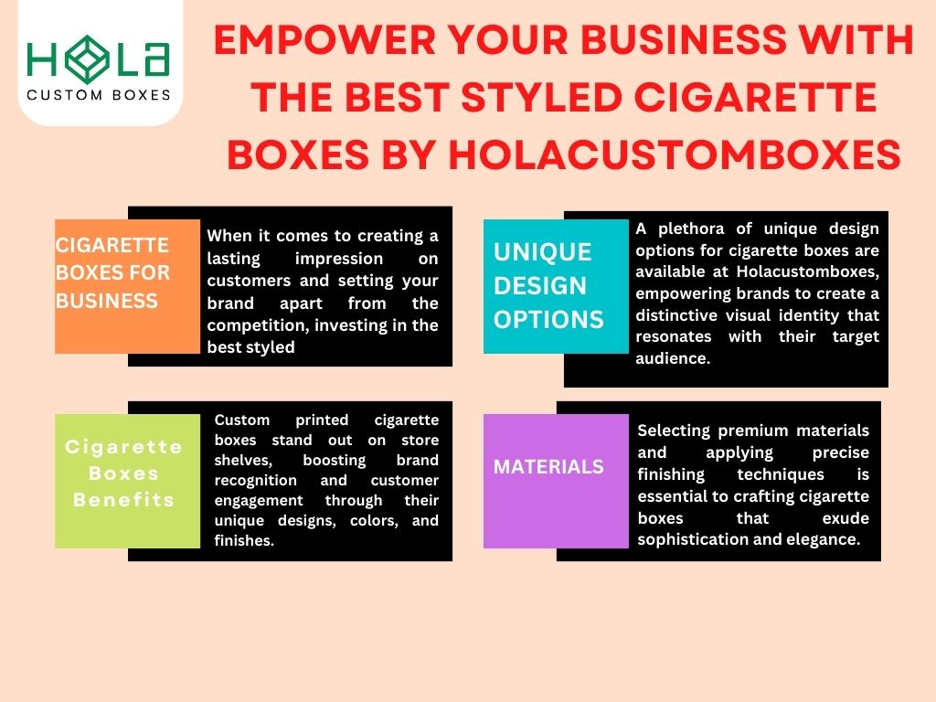 Empower Your Business With the Best Styled Cigarette Boxes by ...