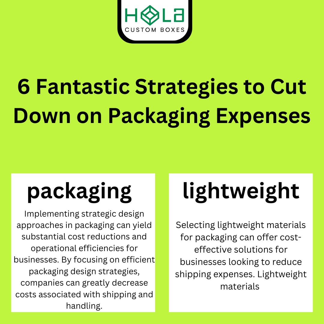 6 Fantastic Strategies to Cut Down on Packaging Expenses
