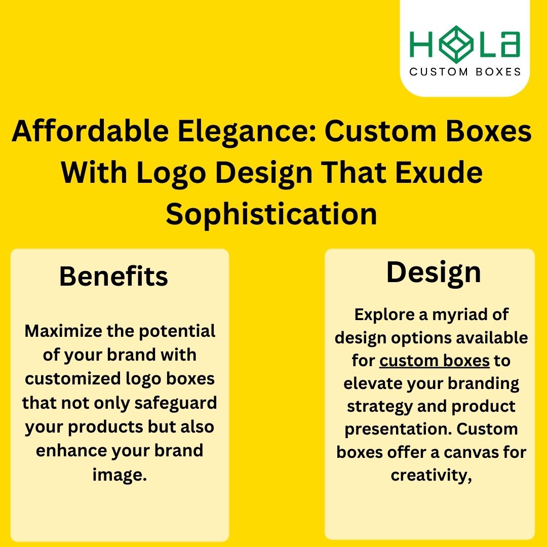 Affordable Elegance: Custom Boxes With Logo Design That Exude ...
