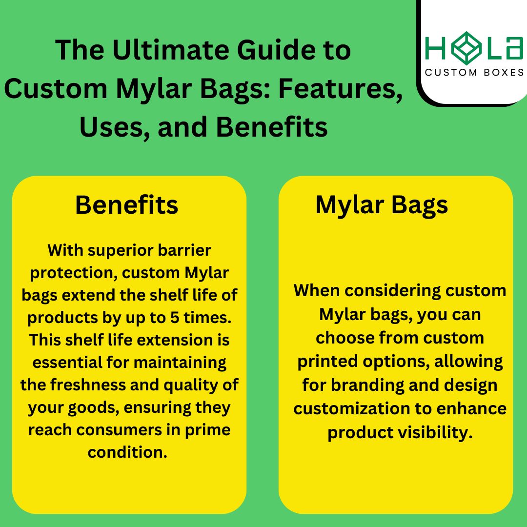 The Ultimate Guide to Custom Mylar Bags: Features, Uses, and Benefits