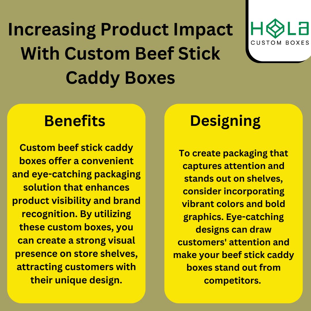 Increasing Product Impact With Custom Beef Stick Caddy Boxes