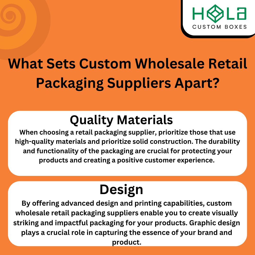 What Sets Custom Wholesale Retail Packaging Suppliers Apart?