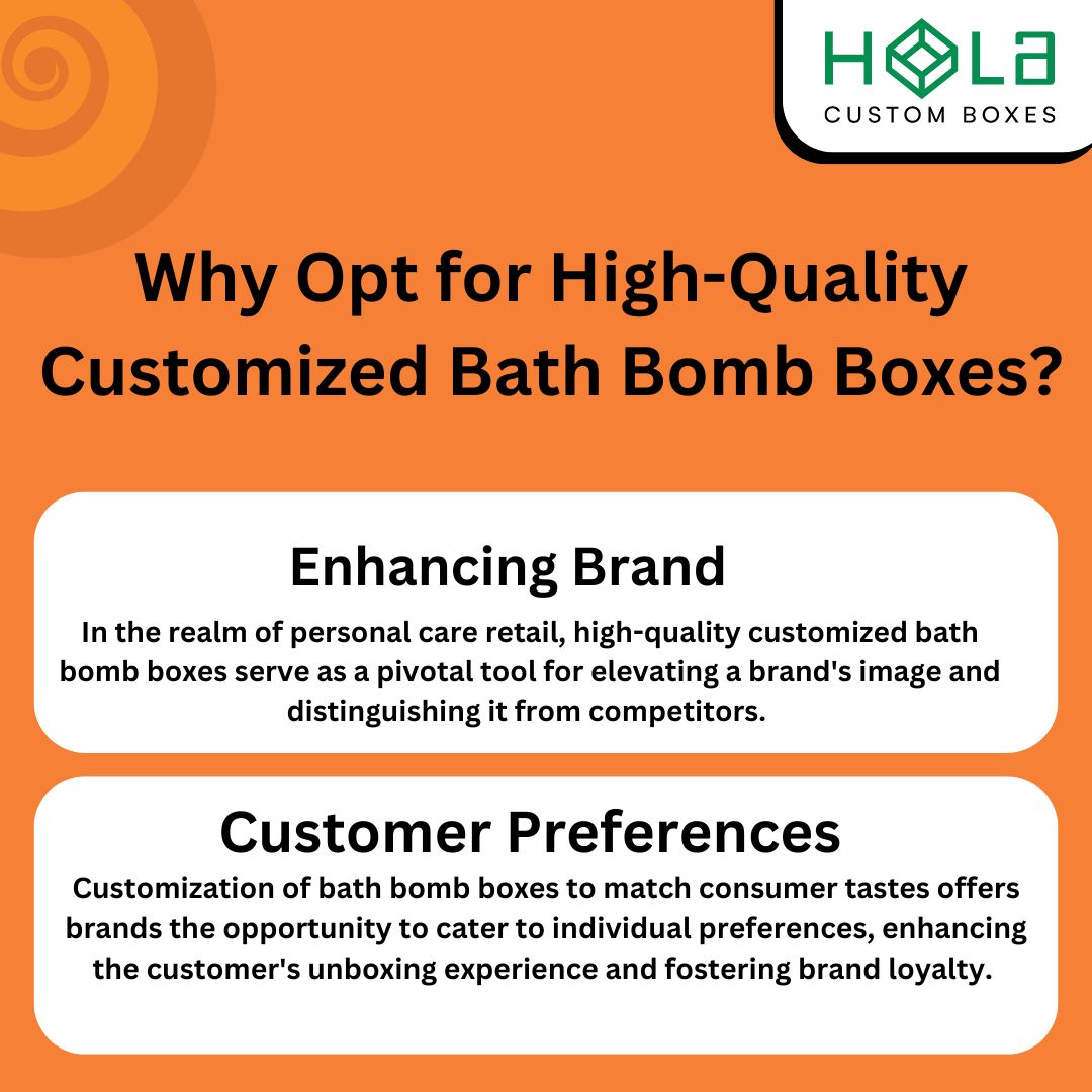Why Opt for High-Quality Customized Bath Bomb Boxes?