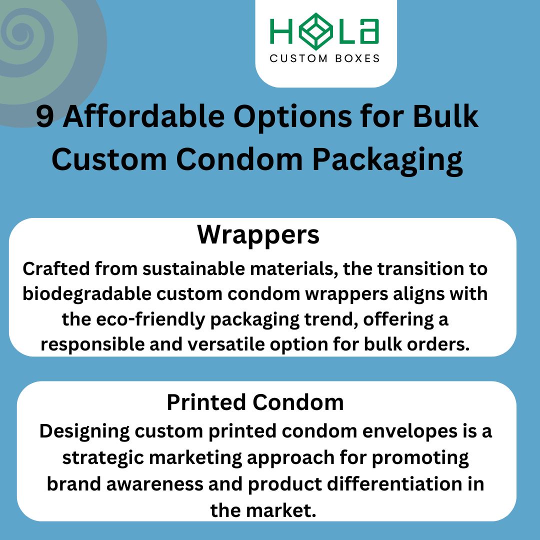 9 Affordable Options for Bulk Custom Condom Packaging