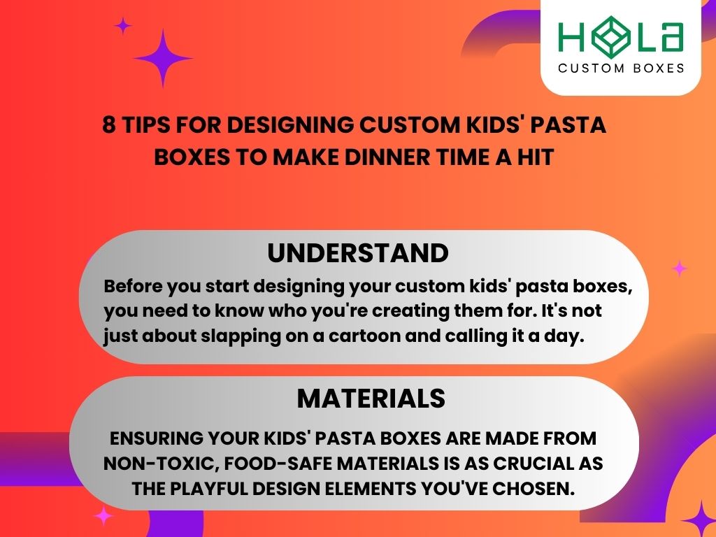 8 Tips for Designing Custom Kids' Pasta Boxes To Make Dinner Time A Hit