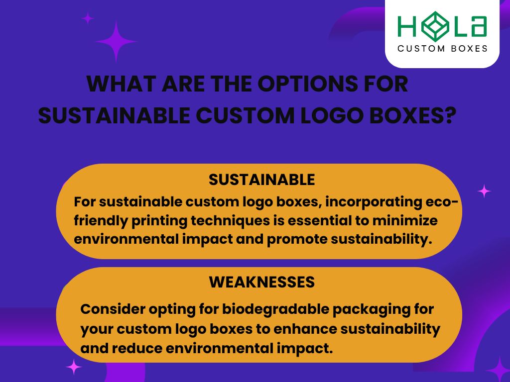 What Are the Options for Sustainable Custom Logo Boxes?