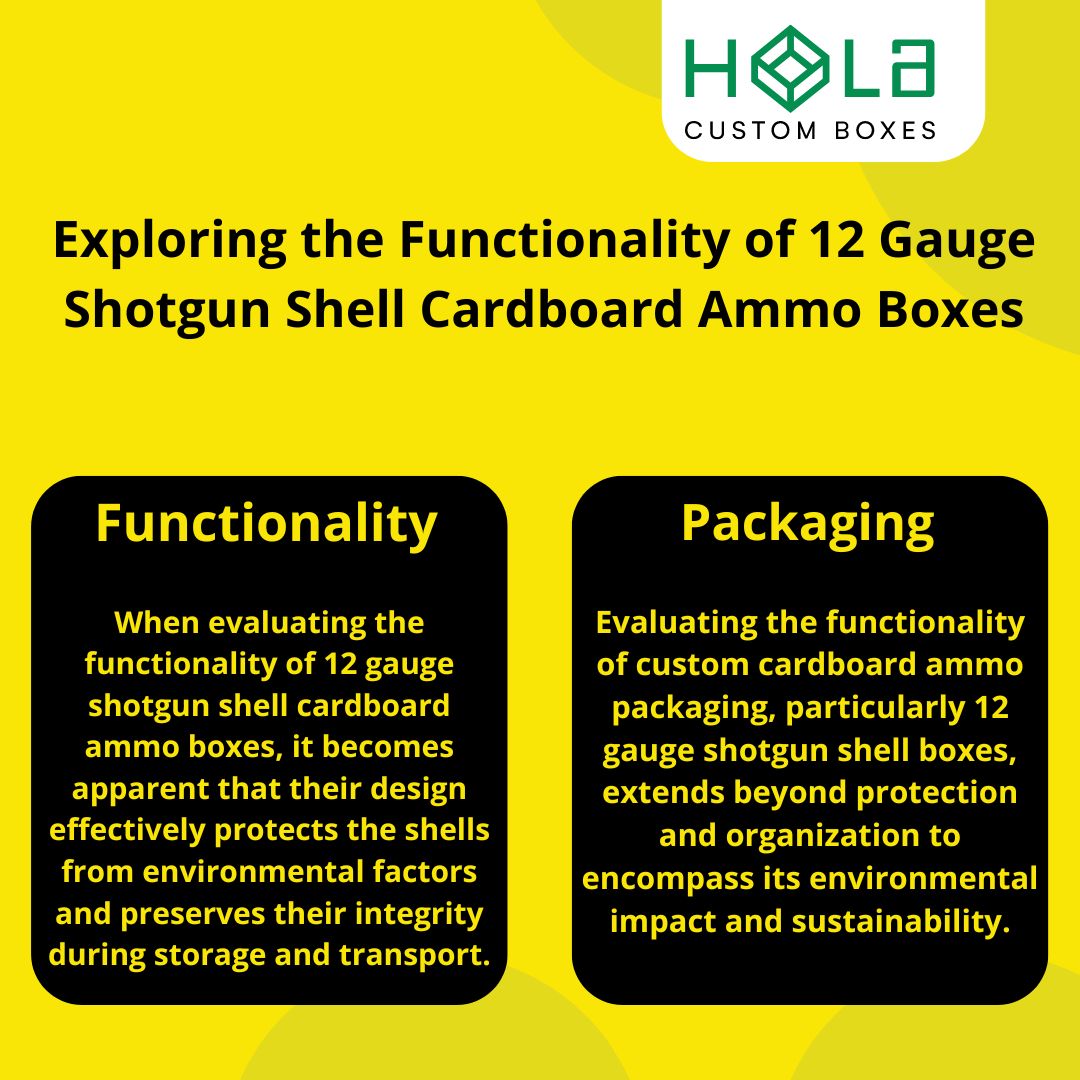 Exploring the Functionality of 12 Gauge Shotgun Shell Cardboard Ammo Boxes