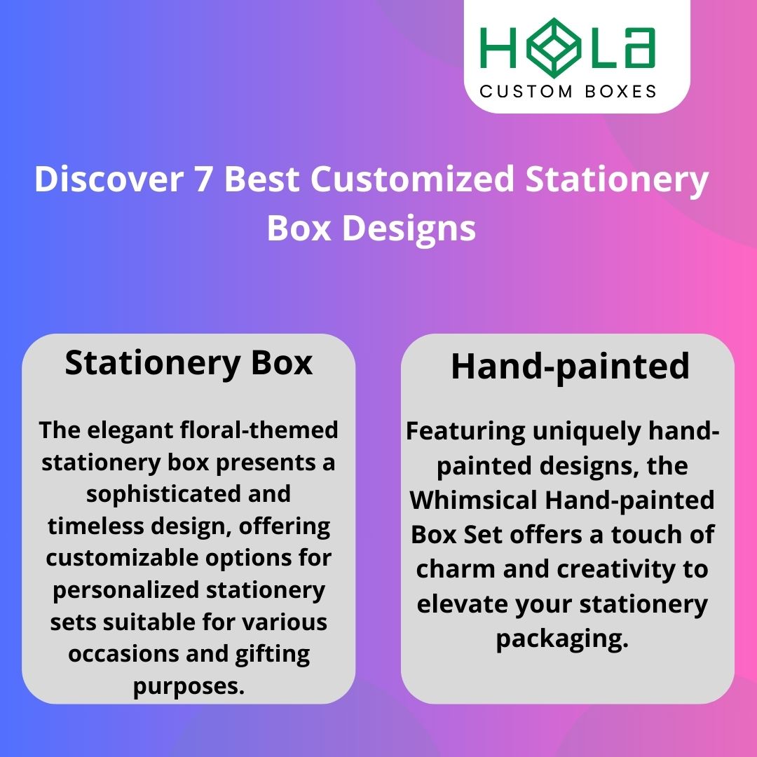 Discover 7 Best Customized Stationery Box Designs