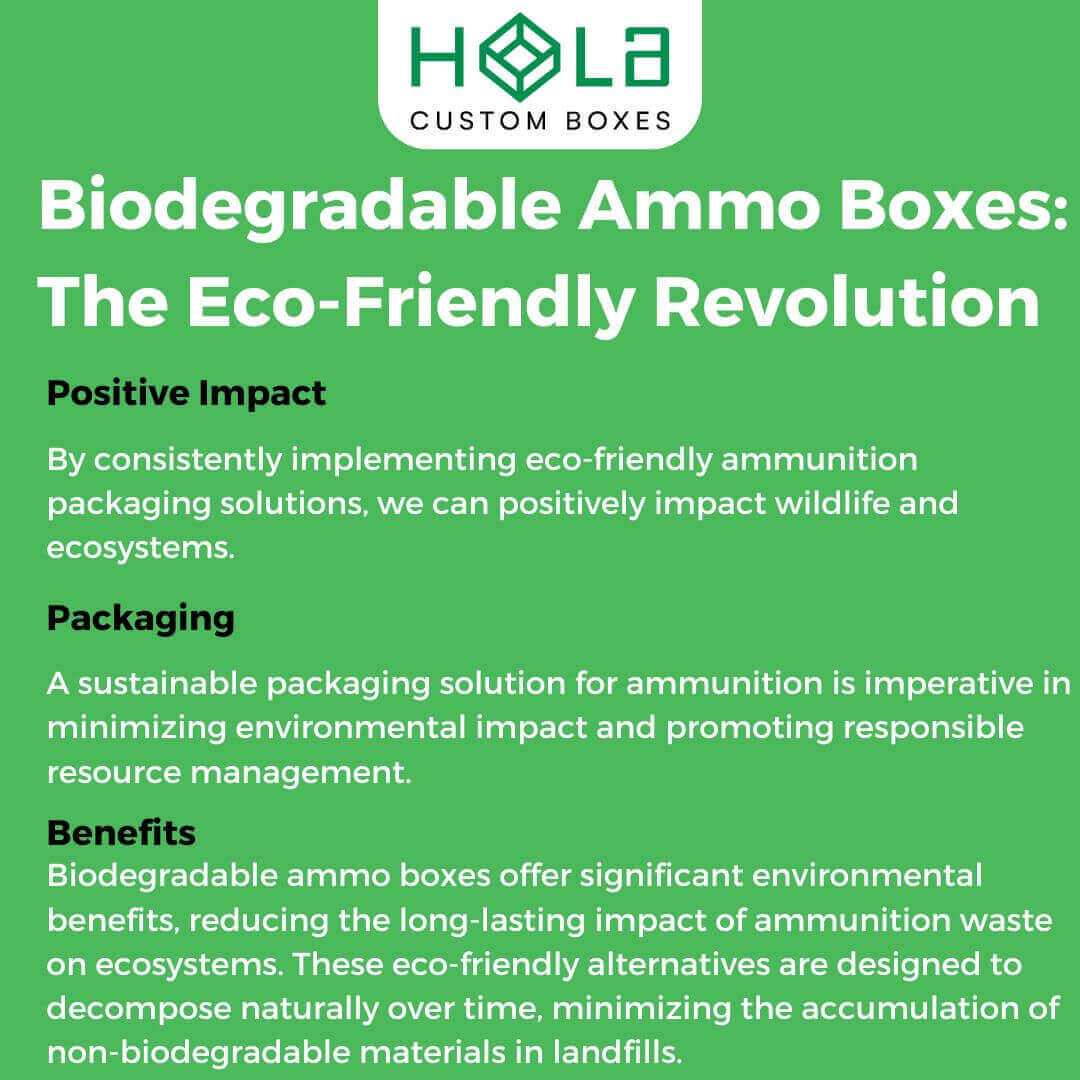 Biodegradable Ammo Boxes: The Eco-Friendly Revolution