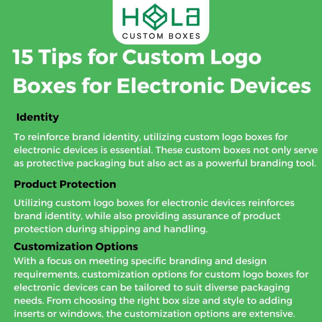 15 Tips for Custom Logo Boxes for Electronic Devices