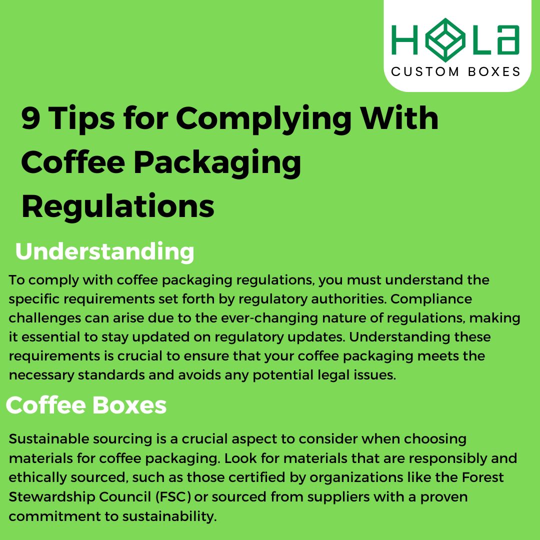 9 Tips for Complying With Coffee Packaging Regulations