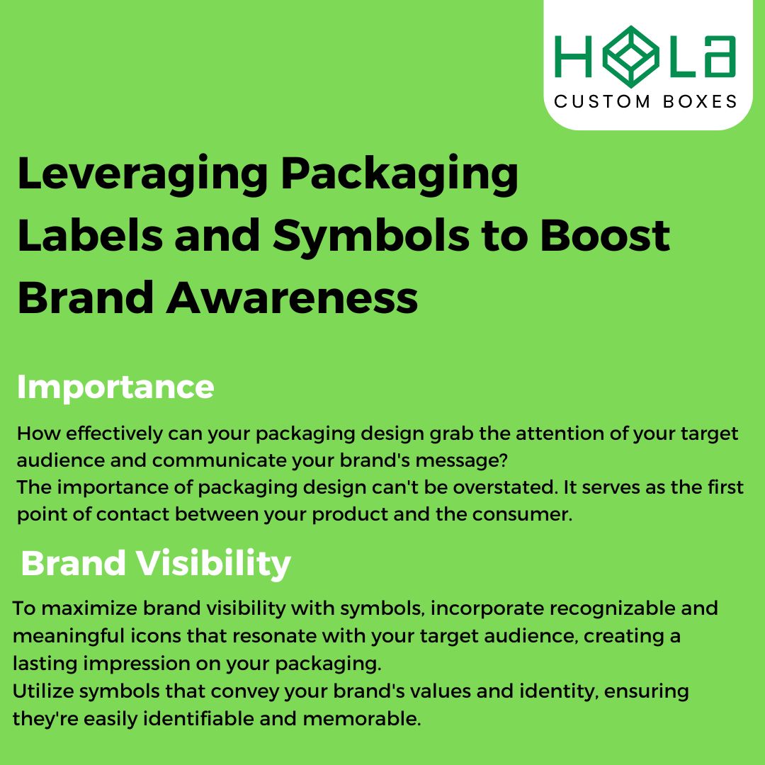Leveraging Packaging Labels and Symbols to Boost Brand Awareness
