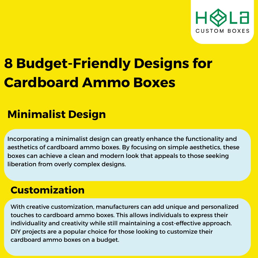 8 Budget-Friendly Designs for Cardboard Ammo Boxes