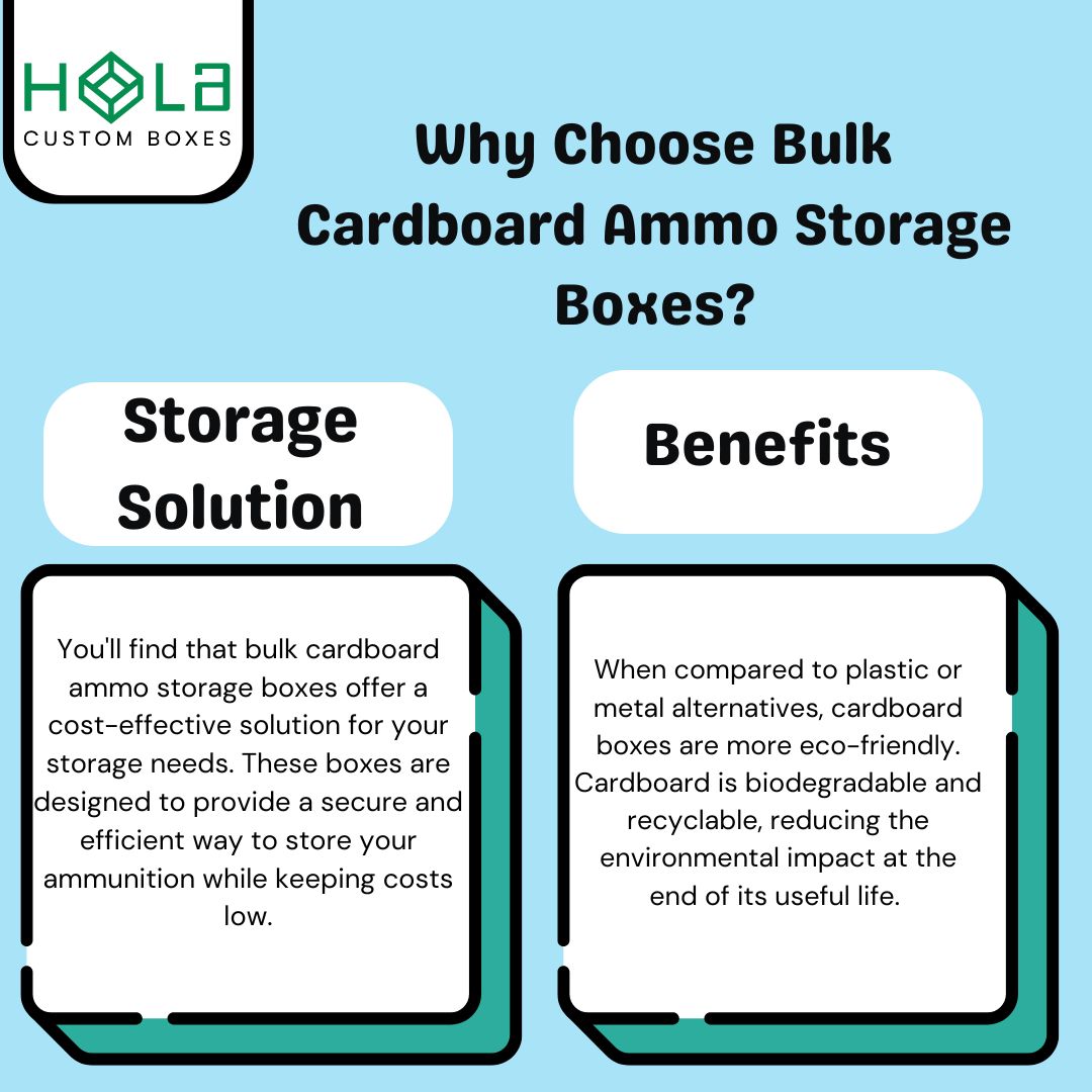 Why Choose Bulk Cardboard Ammo Storage Boxes?