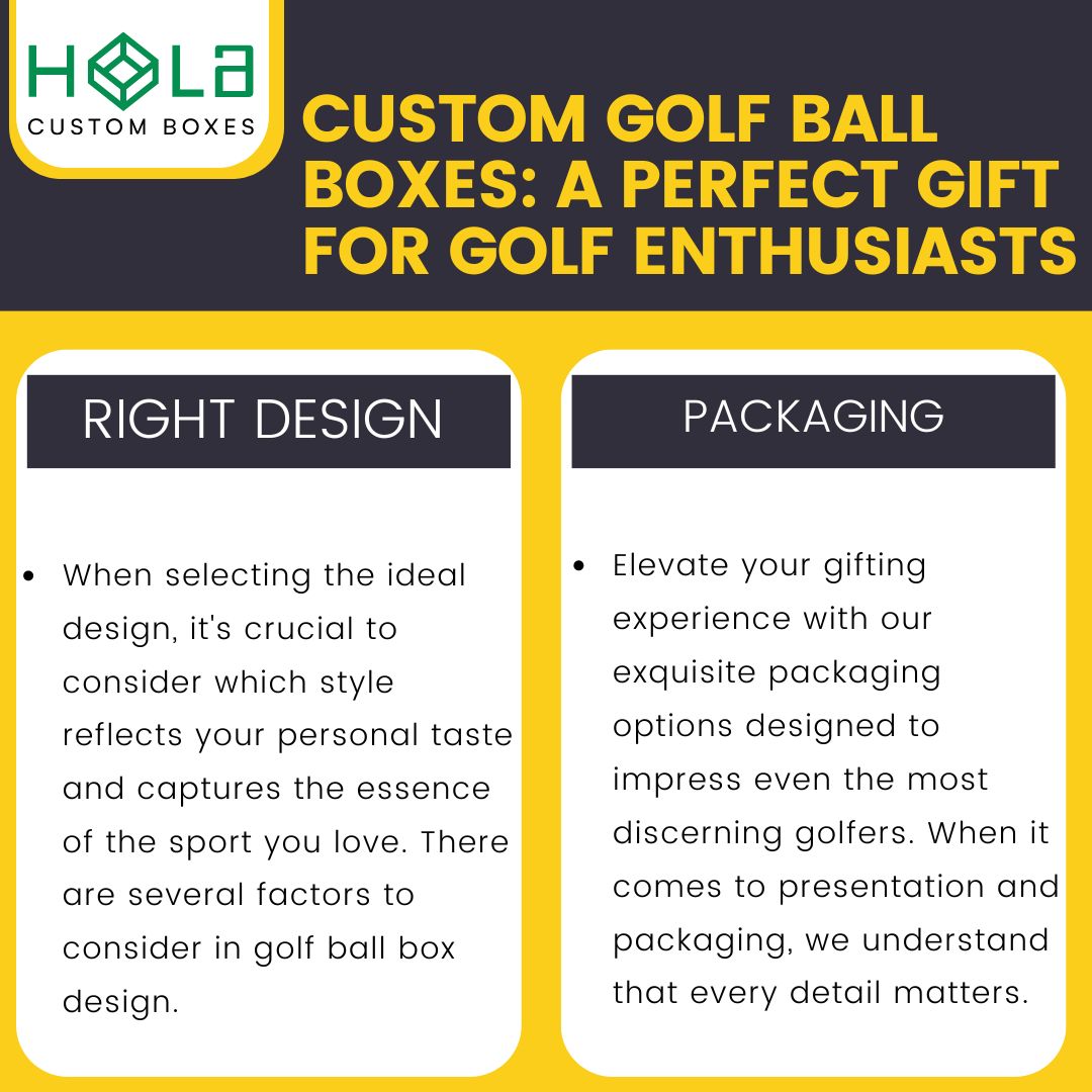 Custom Golf Ball Boxes: A Perfect Gift For Golf Enthusiasts