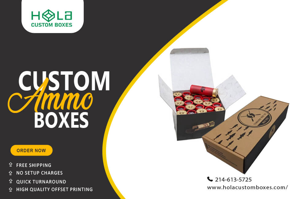 Custom Cardboard Shotshell Boxes for Ammunition Storage