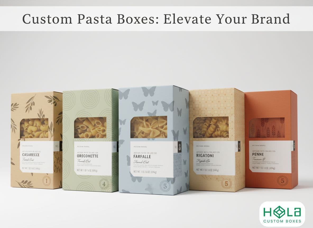 Custom Pasta Boxes | Wholesale, Eco-Friendly & Bulk Food Packaging