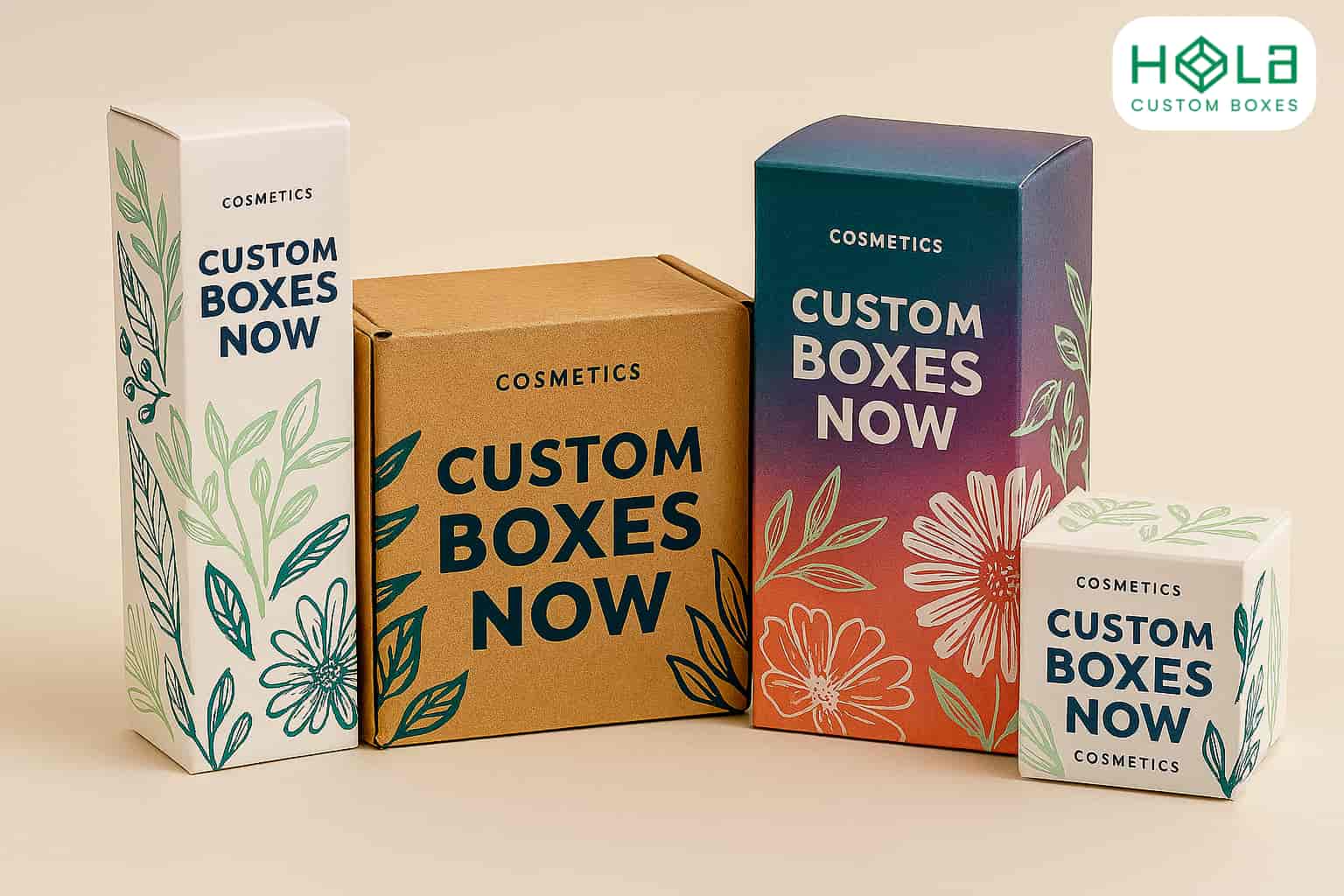 Custom Eyeshadow Boxes | Premium Cosmetic Packaging by Hola Custom Boxes