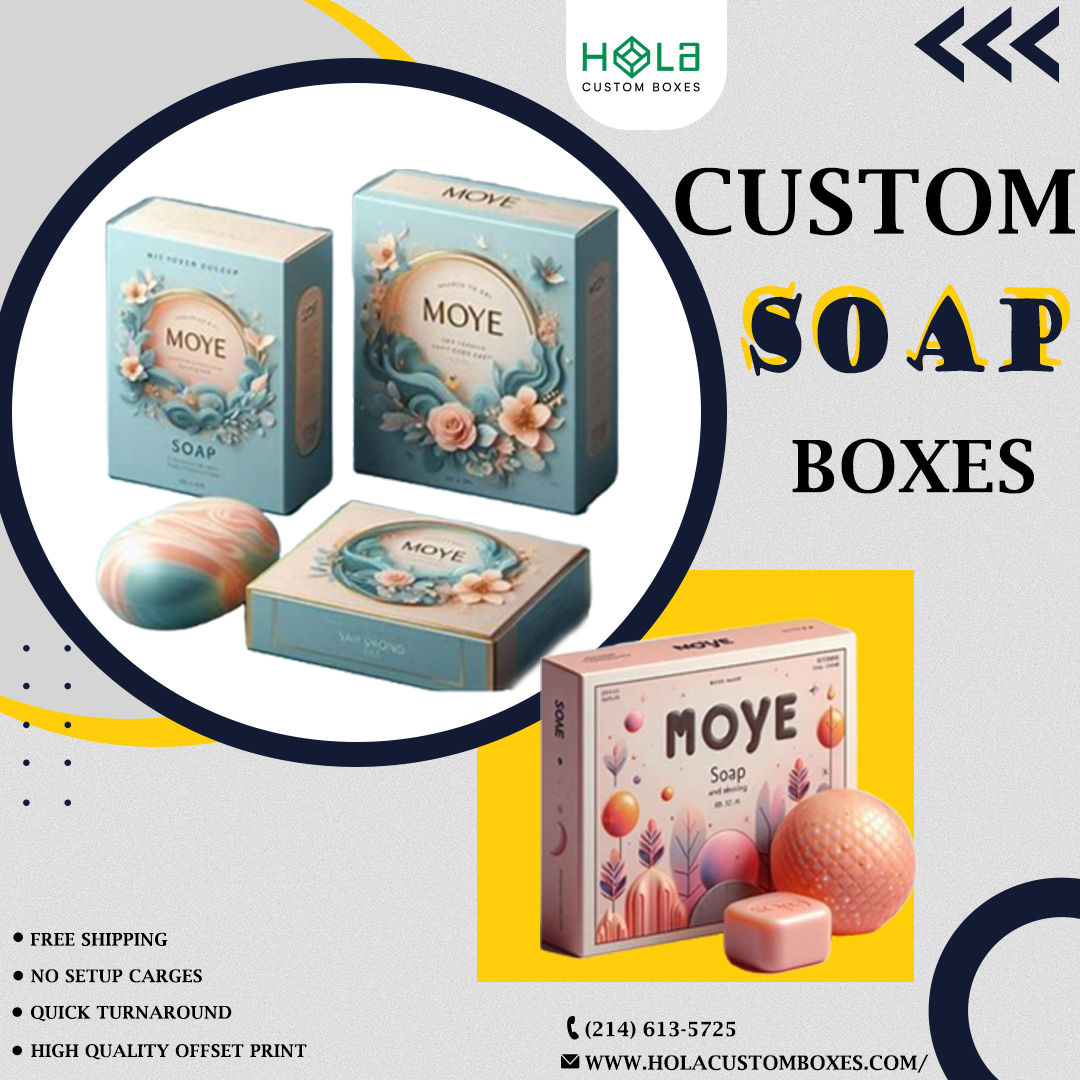 Custom Soap Boxes for Organic Brands: A Sustainable Packaging Solution