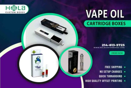 Role of a Reliable Manufacturer in Vape Oil Cartridge Boxes Uplift