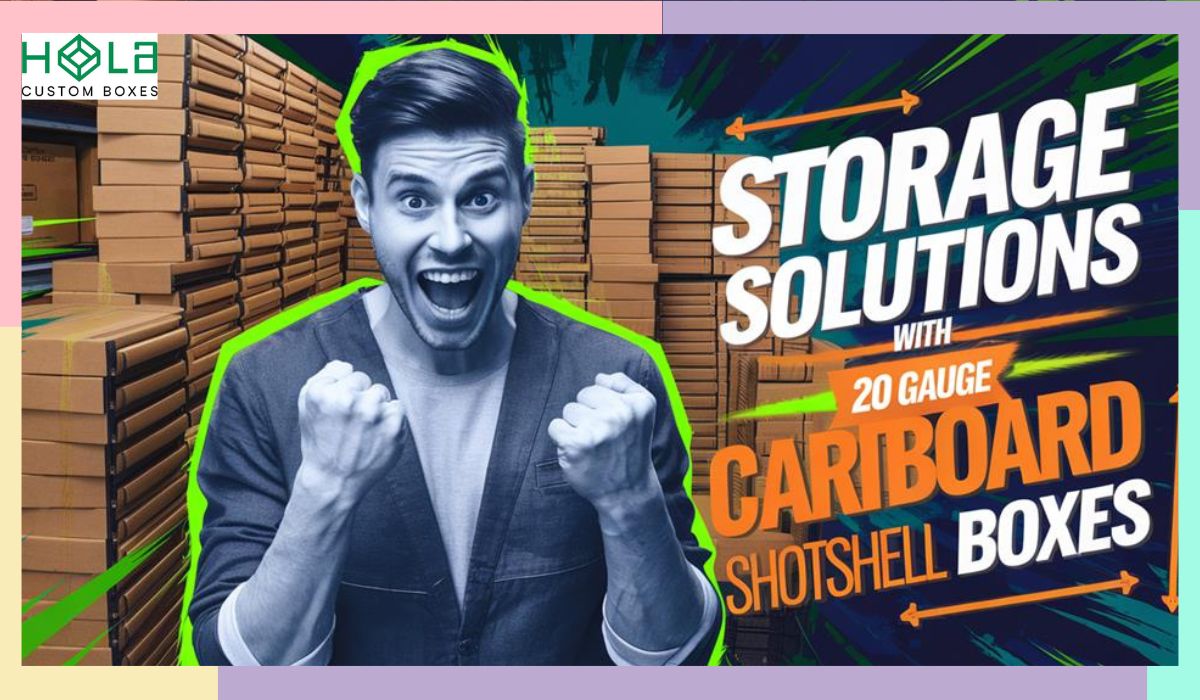 Creative Storage Solutions With 20 Gauge Cardboard Shotshell Boxes